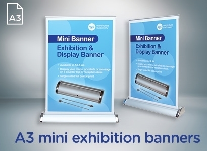 A3 Mini Exhibition Banner Including 1 Poster