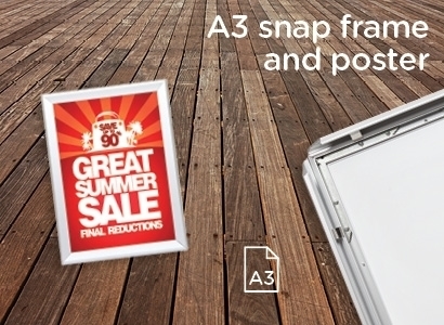 A3 Snap Frame + 1 Poster